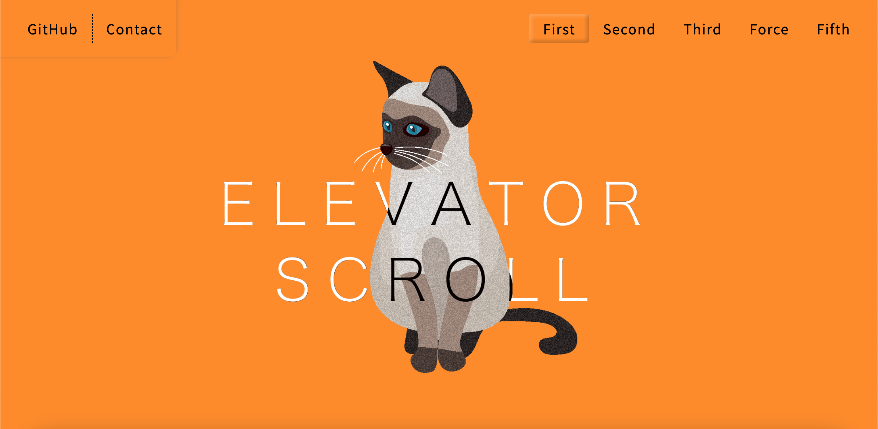 elevator-scroll.js | 二分割スクロールで新たな動きを